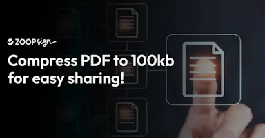 Compress PDF to 100kb for easy sharing! | Sunny