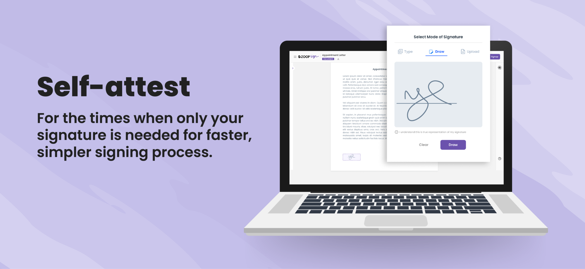 Where can you use self-attestation?