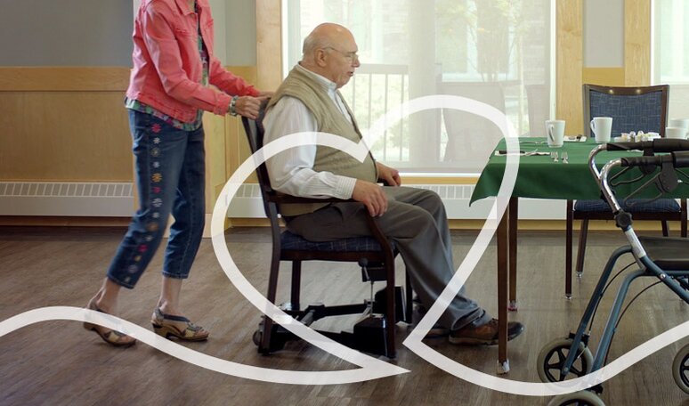 Specialized Seating | Swivel dining chairs with wheels for the elderly ...