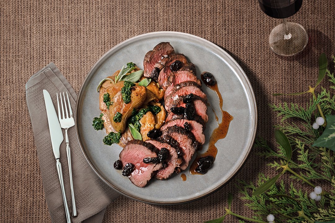 Holiday Recipes Seared Venison