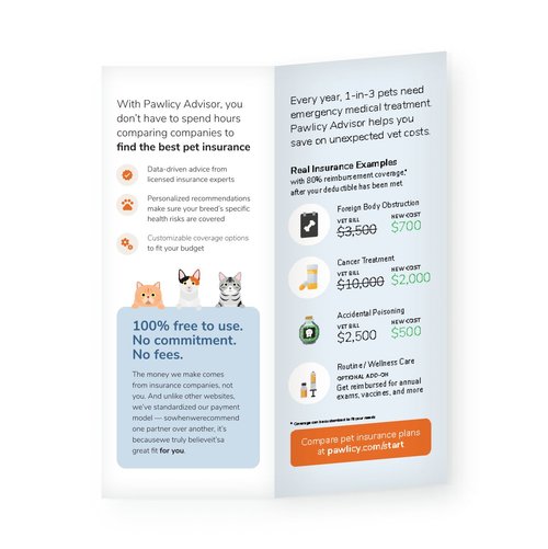 Veterinary Brochures | Pawlicy Advisor
