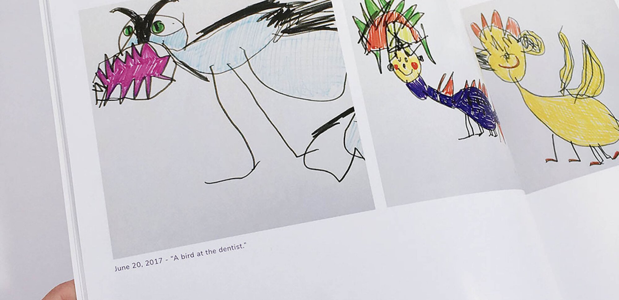 Make a kid's art book