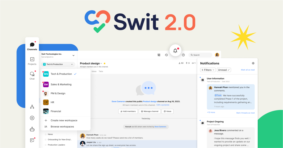 Upgrade Your Collaboration with Swit 2.0