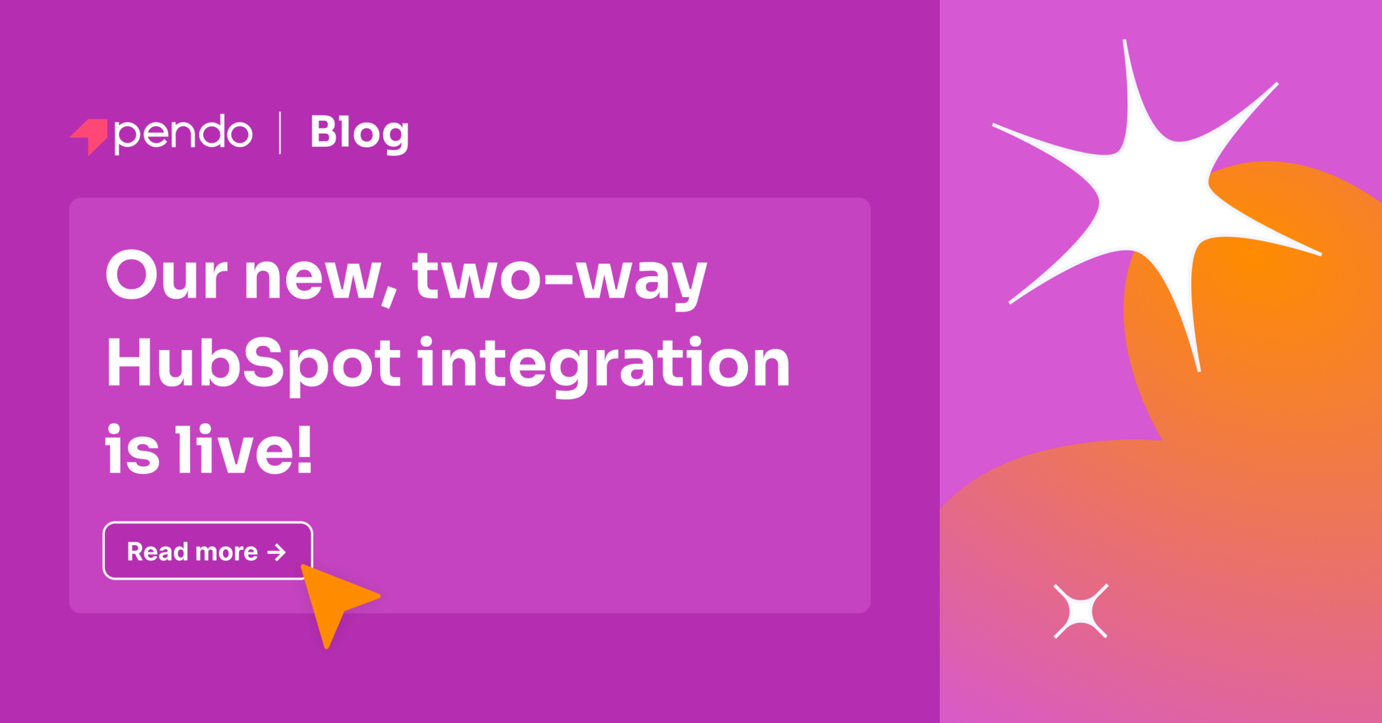 Our new, two-way HubSpot integration is live! | Pendo Blog | Pendo.io
