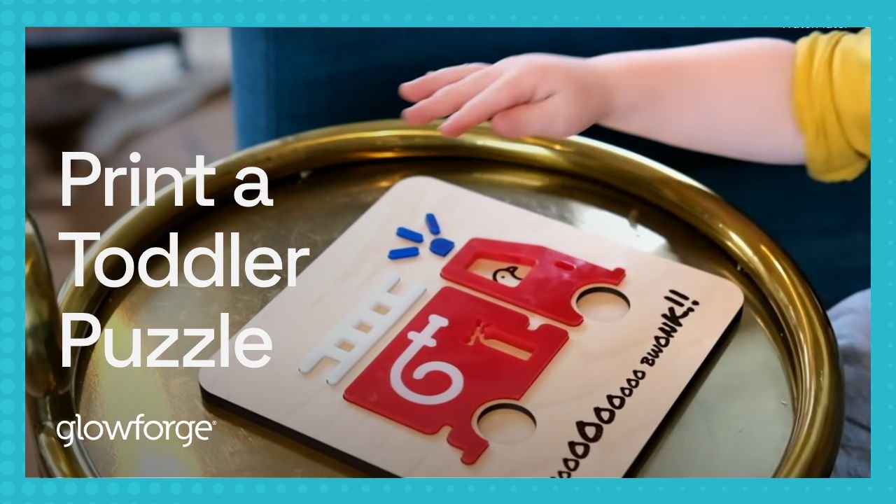 Glowforge TV - Projects - Toddler Puzzle | Glowforge