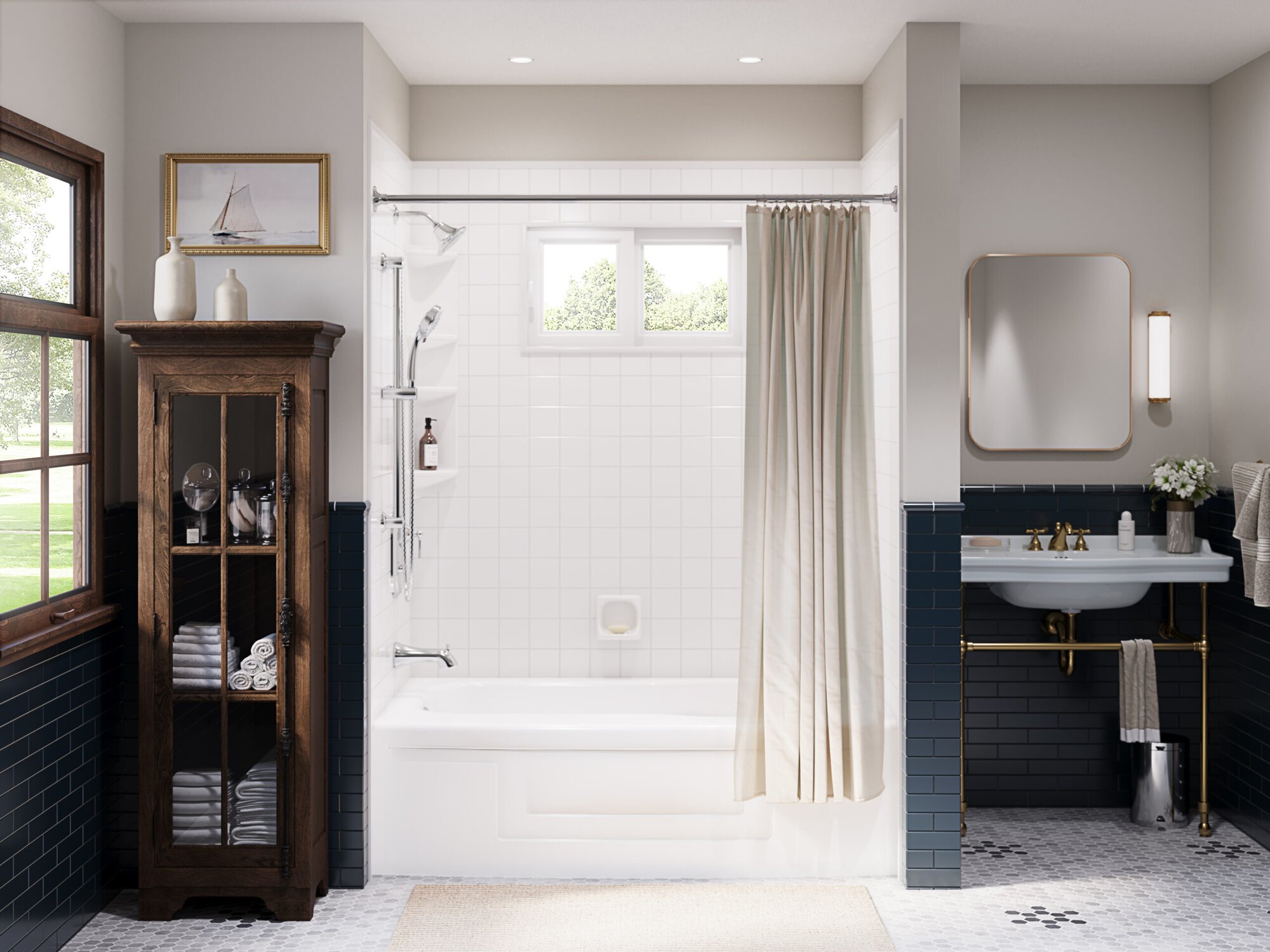 Ideas for How to Remodel a Small Bathroom | Bath Fitter US