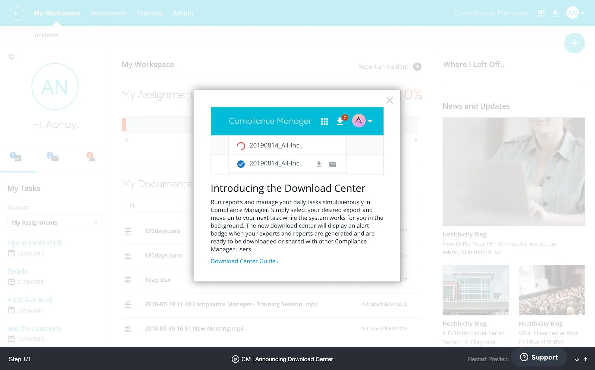 Healthicity replaces 100-page user manual with Pendo in-app guidance ...