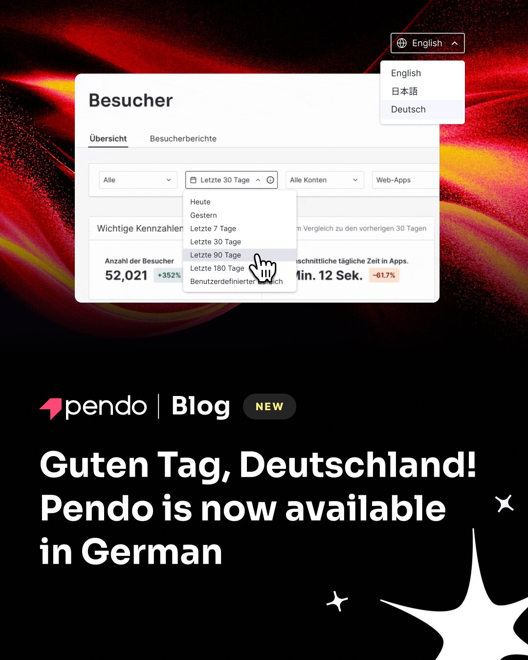 Guten Tag, Deutschland! Pendo is now available in German - Pendo Blog ...