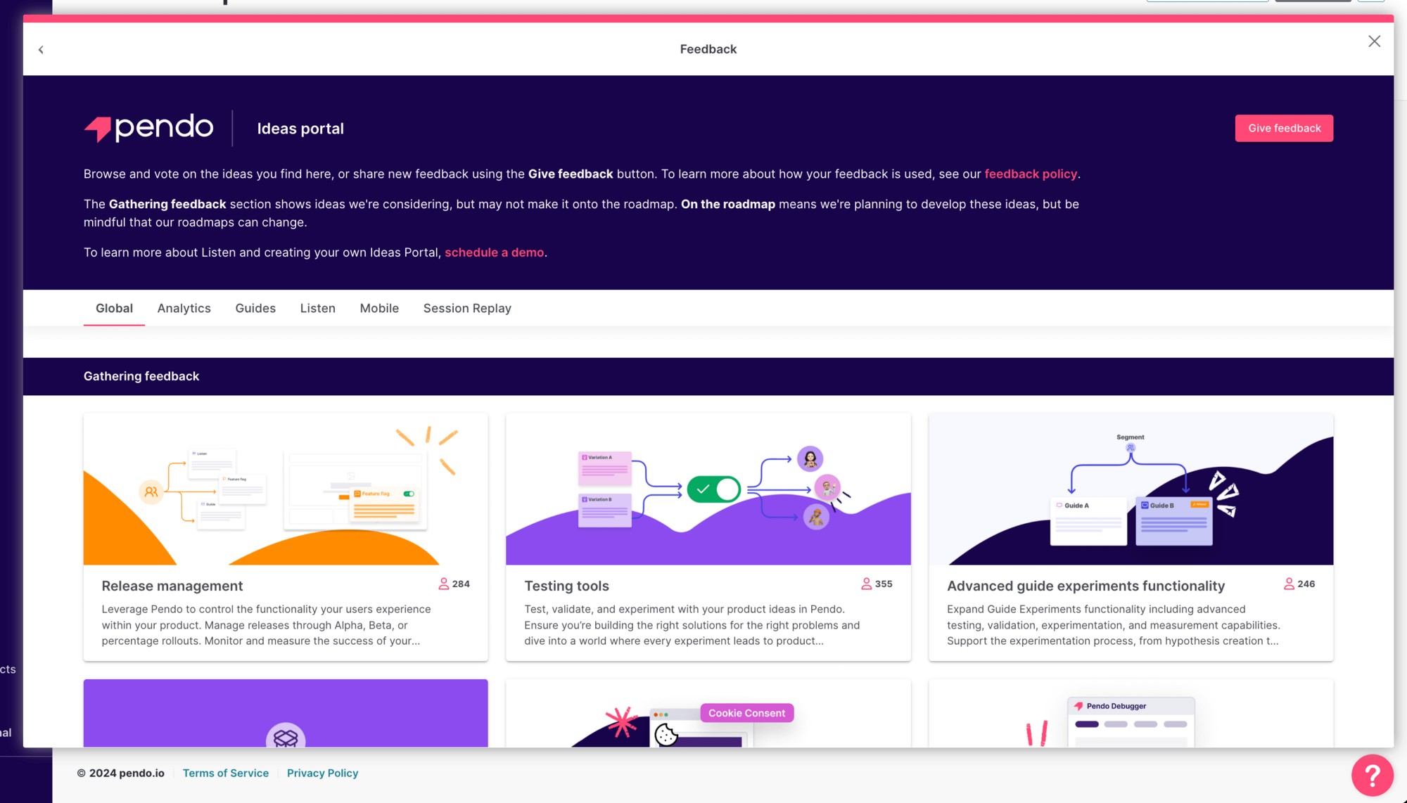 How we used idea tests to validate Listen's idea portal - Pendo Blog ...