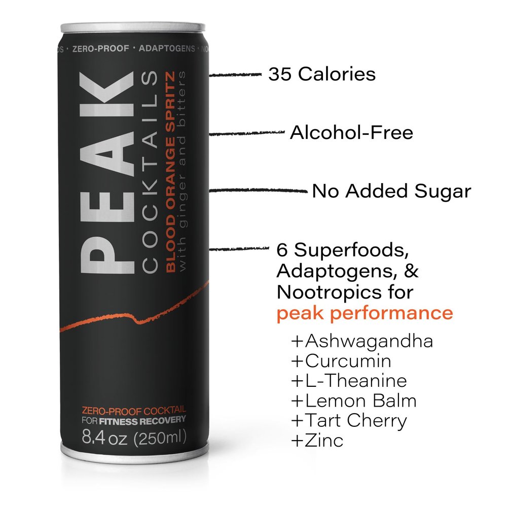 Peak Cocktails | Alcohol-free cocktails for peak performance