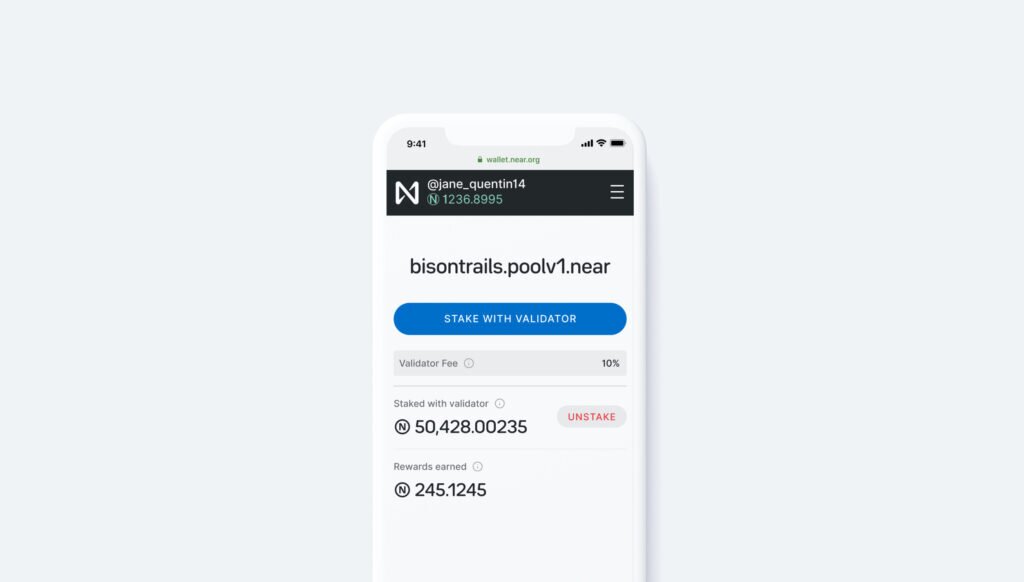 NEAR Wallet Update: Staking and Withdrawing Tokens | NEAR