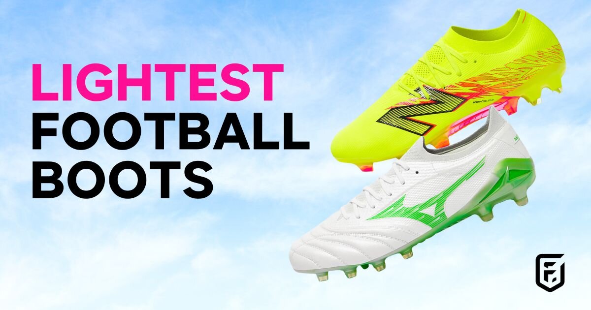The lightest football boots you can buy in 2025