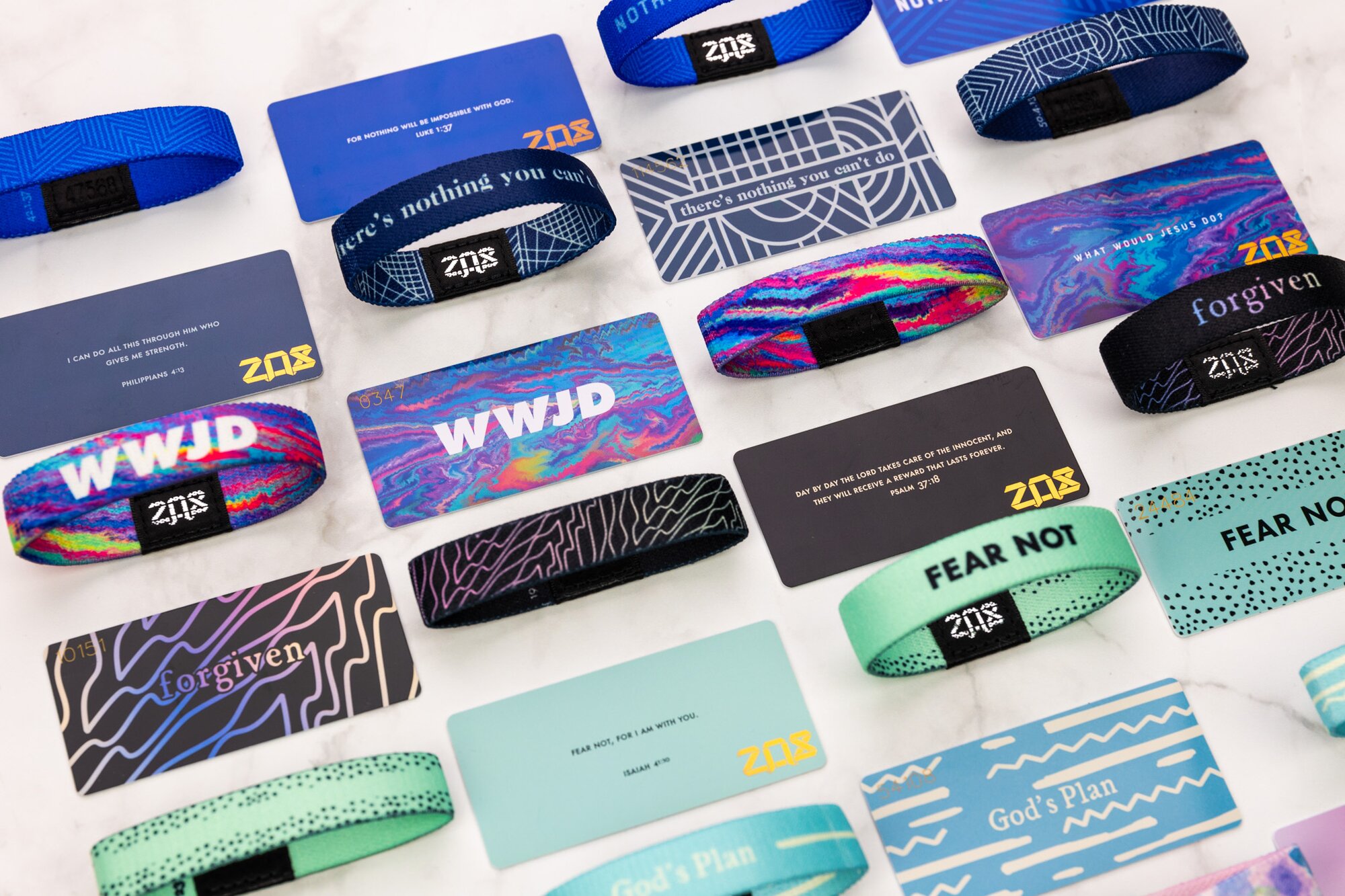 Bible Verse Bracelets: Interactive Daily Scripture Wristbands | ZOX