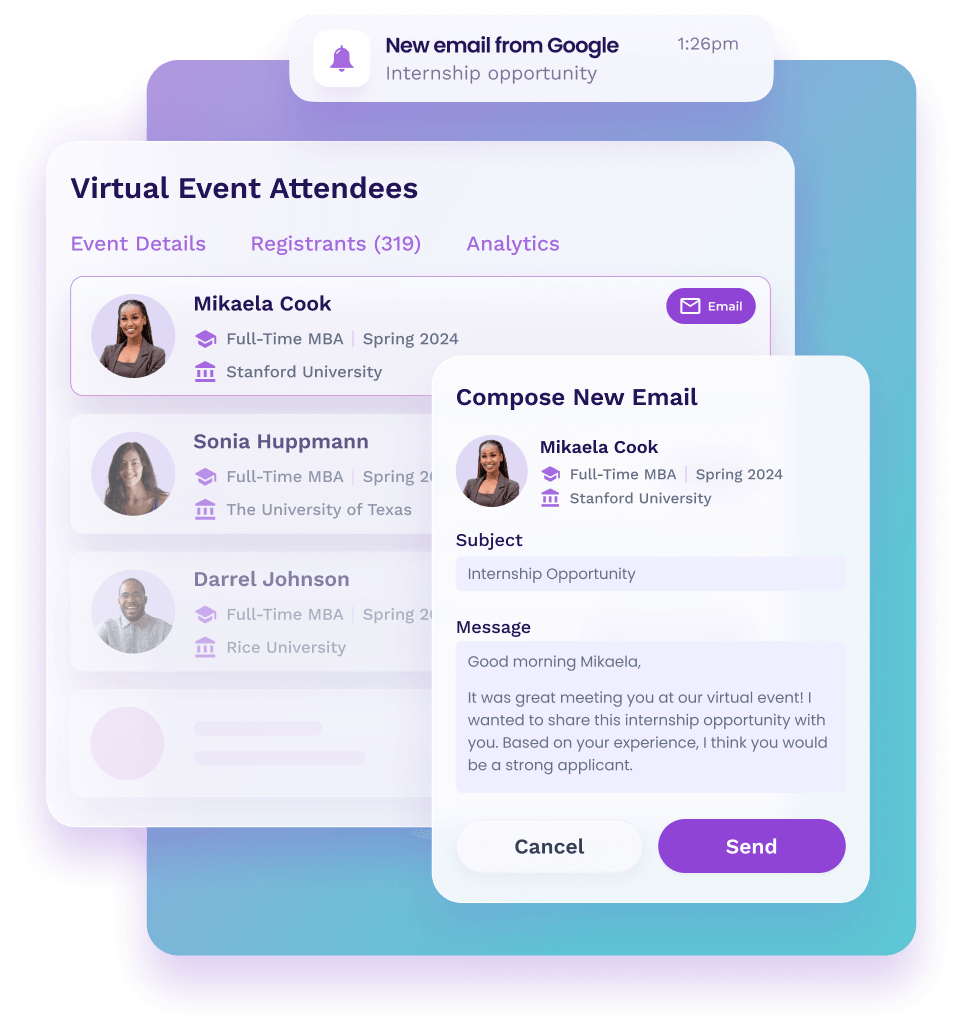 Hiring Cloud: Virtual Events Hub
