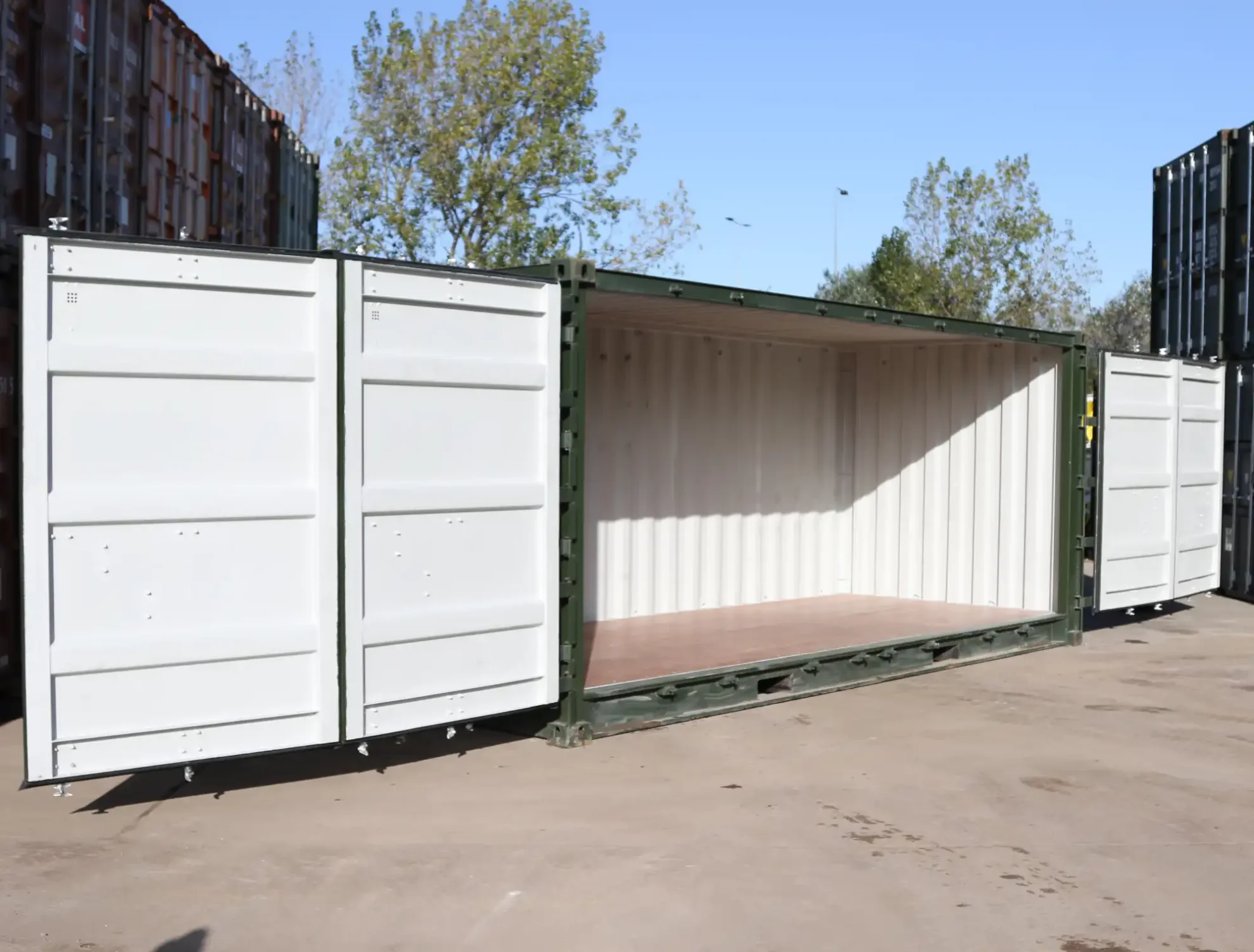 Open-Side Shipping Containers for Sale | Boxhub