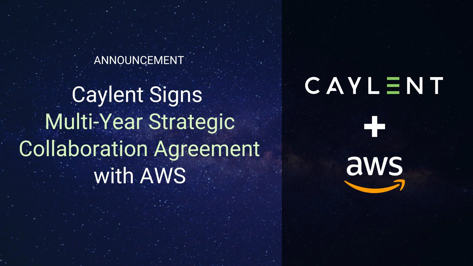 Caylent Signs Multi-Year SCA with AWS | Caylent