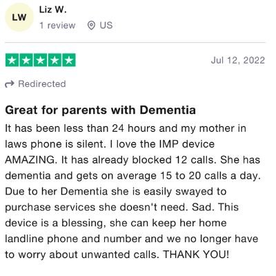 imp | smart landline call blocker stops 100% of unwanted calls