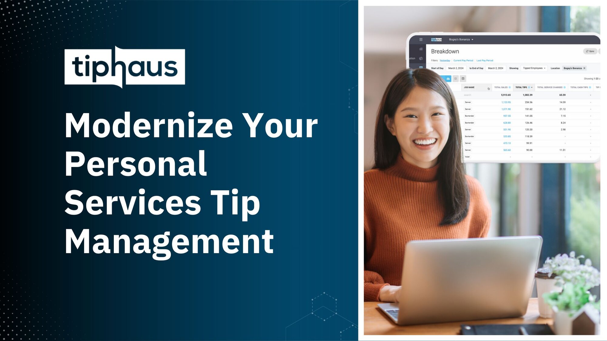 Tip Management for Salons, Spas & Wellness Studios | TipHaus Software