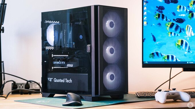 Quoted Tech - Shield Advanced Gaming Desktop PC
