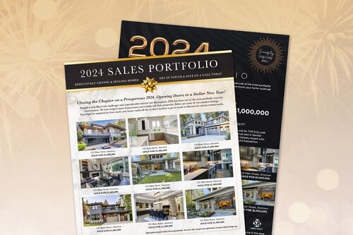 Year-in-Review Real Estate Mailers | Custom Automated Mailer Templates ...