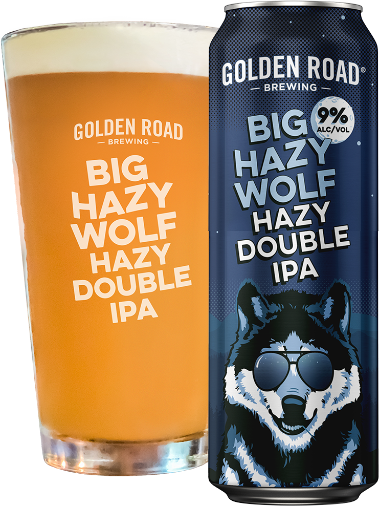 Big Hazy Wolf IPA | Golden Road Brewing | Golden Road