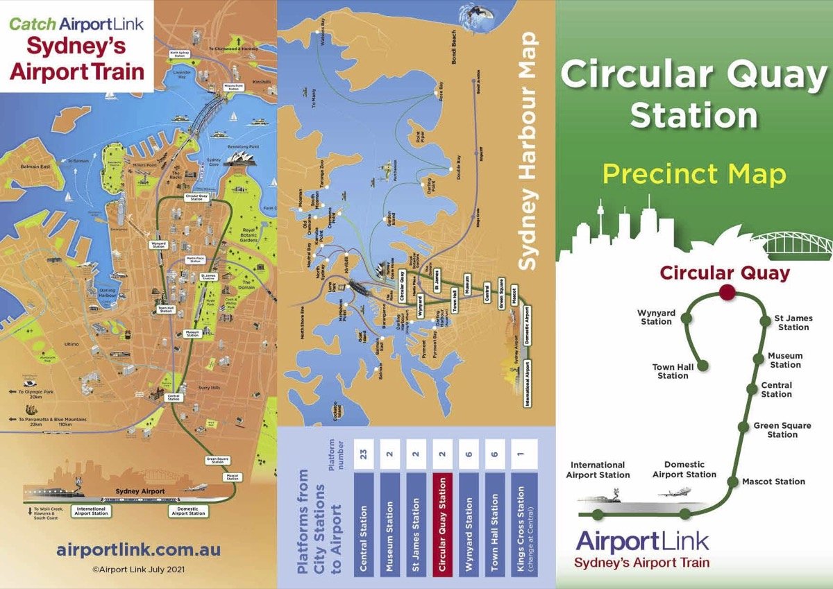 Circular Quay Station Maps - AirportLink