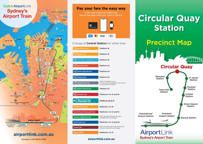 Circular Quay Station Maps - AirportLink