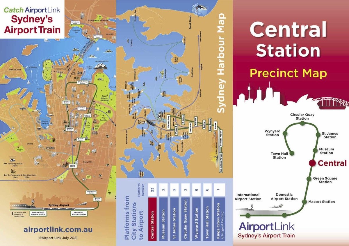 Central Station Maps - AirportLink