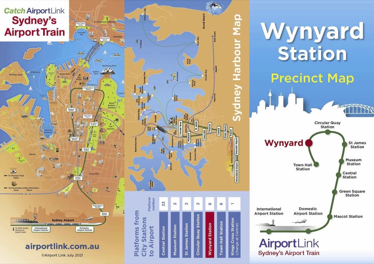 Wynyard Station Maps - AirportLink