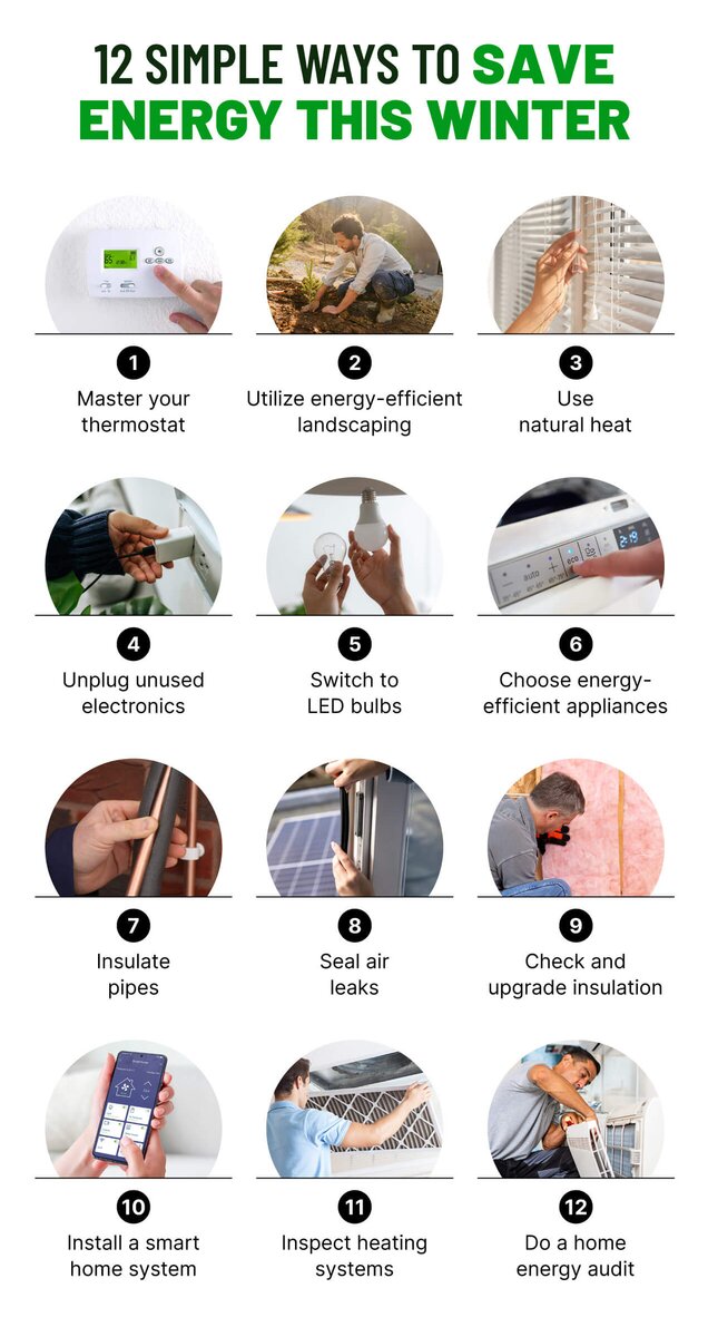 12 Winter Energy-Saving Tips For a Cozy and Efficient Home