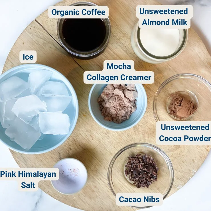 Healthy Mocha Chip Frappuccino with MCT & Collagen