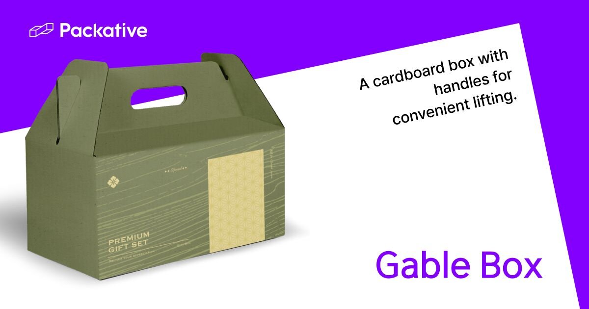 Cardboard Boxes - Cardboard Gable Boxes | Packative