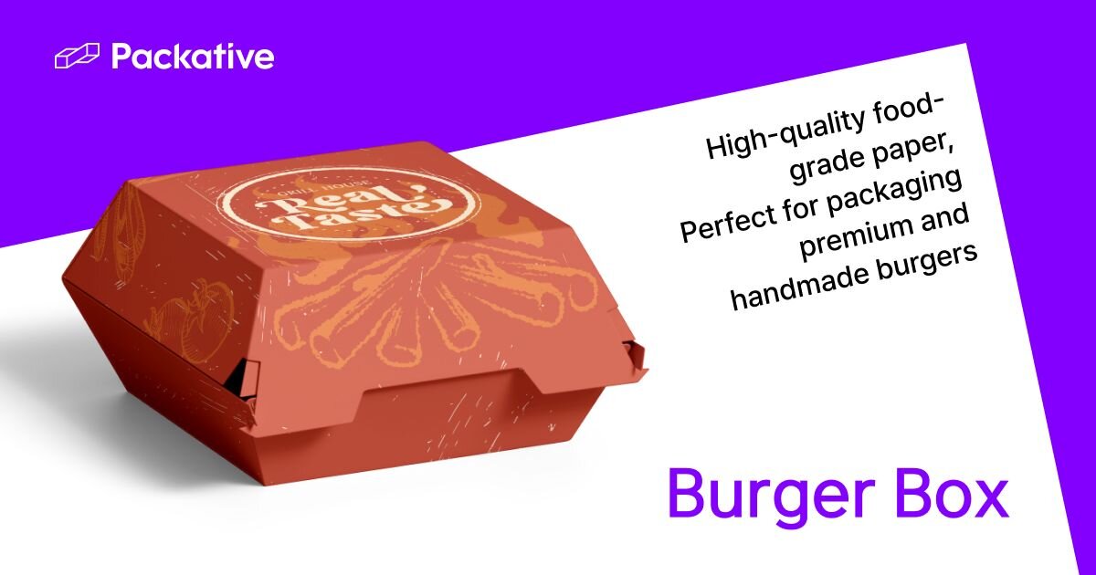Order a Sample Box - Paper Boxes - Burger Box | Packative