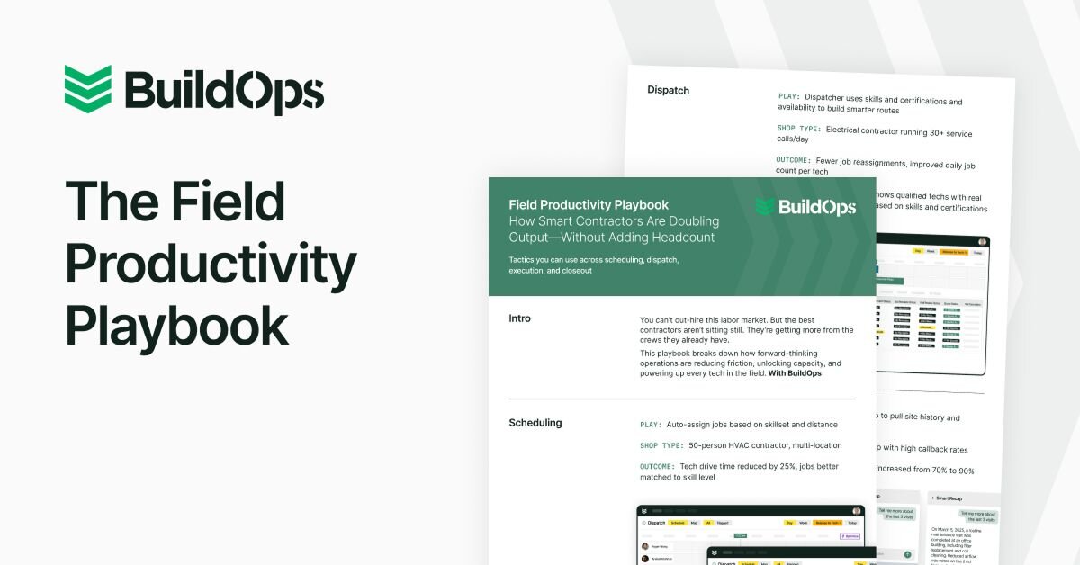 Field Productivity Playbook – How Smart Contractors Double Output ...