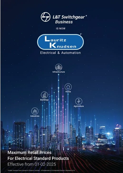 Lauritz Knudsen Electrical & Automation Product pricelist