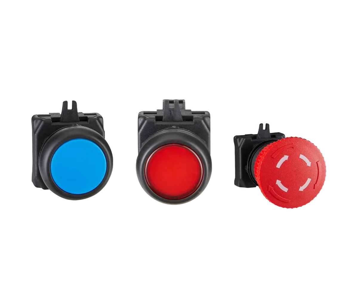 Push button plastic