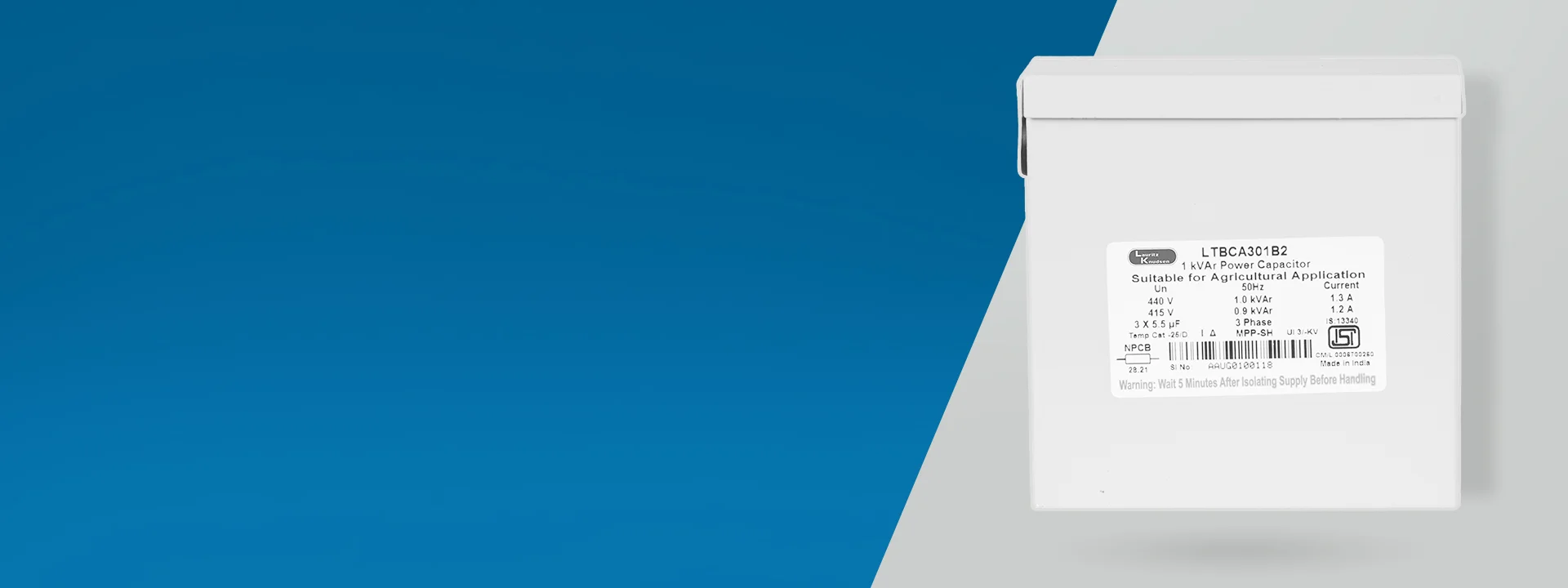 Box Capacitors for Pump Starters & Controllers