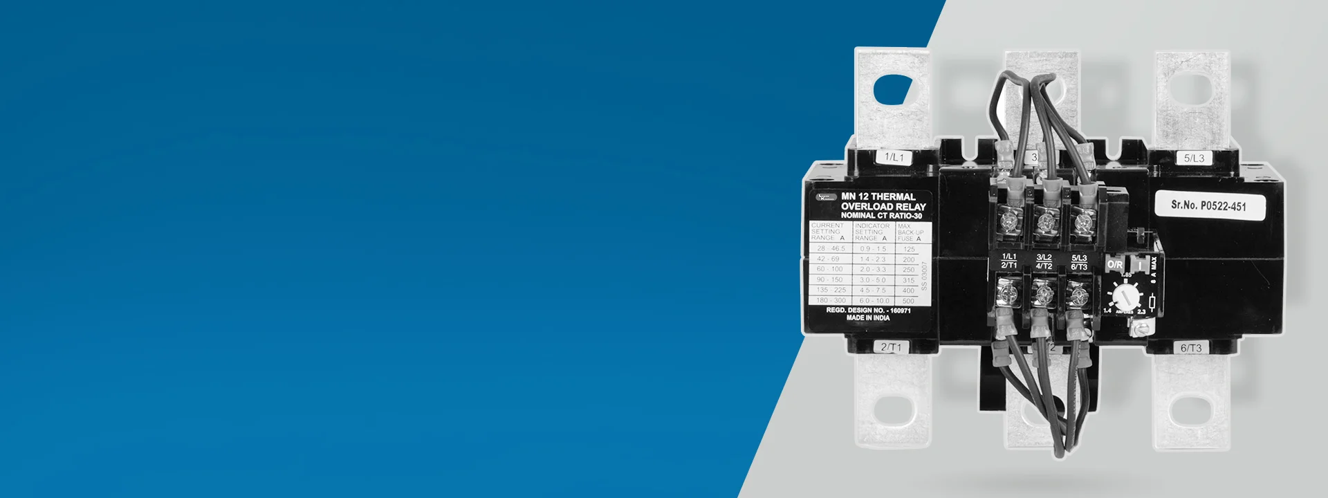 MN Relay for Electrical Motor Control Applications