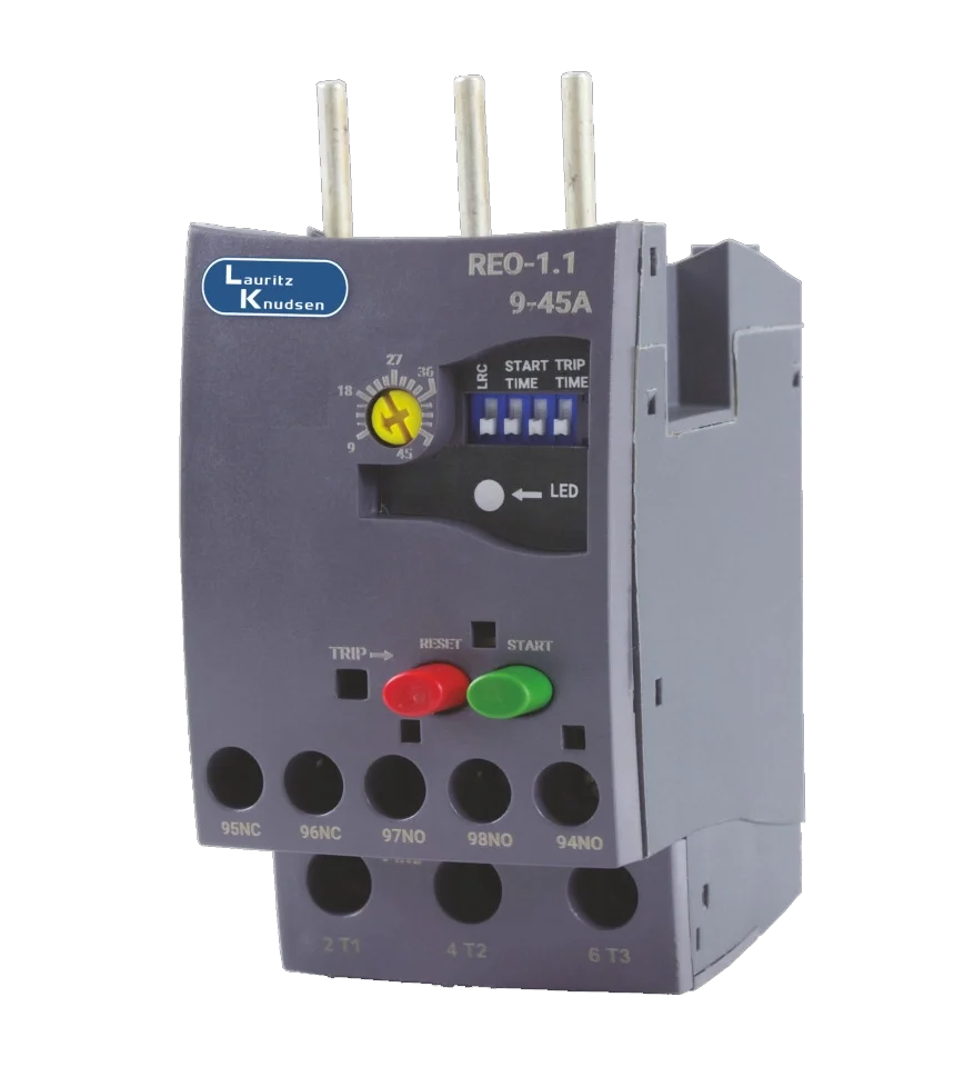 Electronic Overload Relay for Motor Safety and Performance
