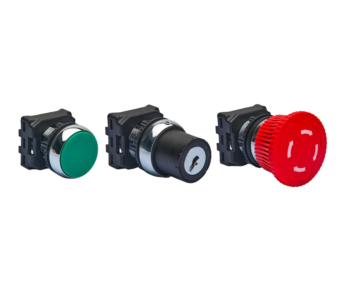 Push button metal