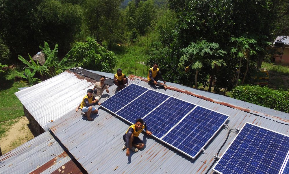 Gua Musang Kelantan Village Solar Installation