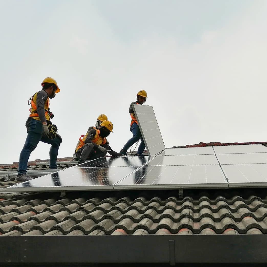 Mr. Leong’s Home Solar Installation