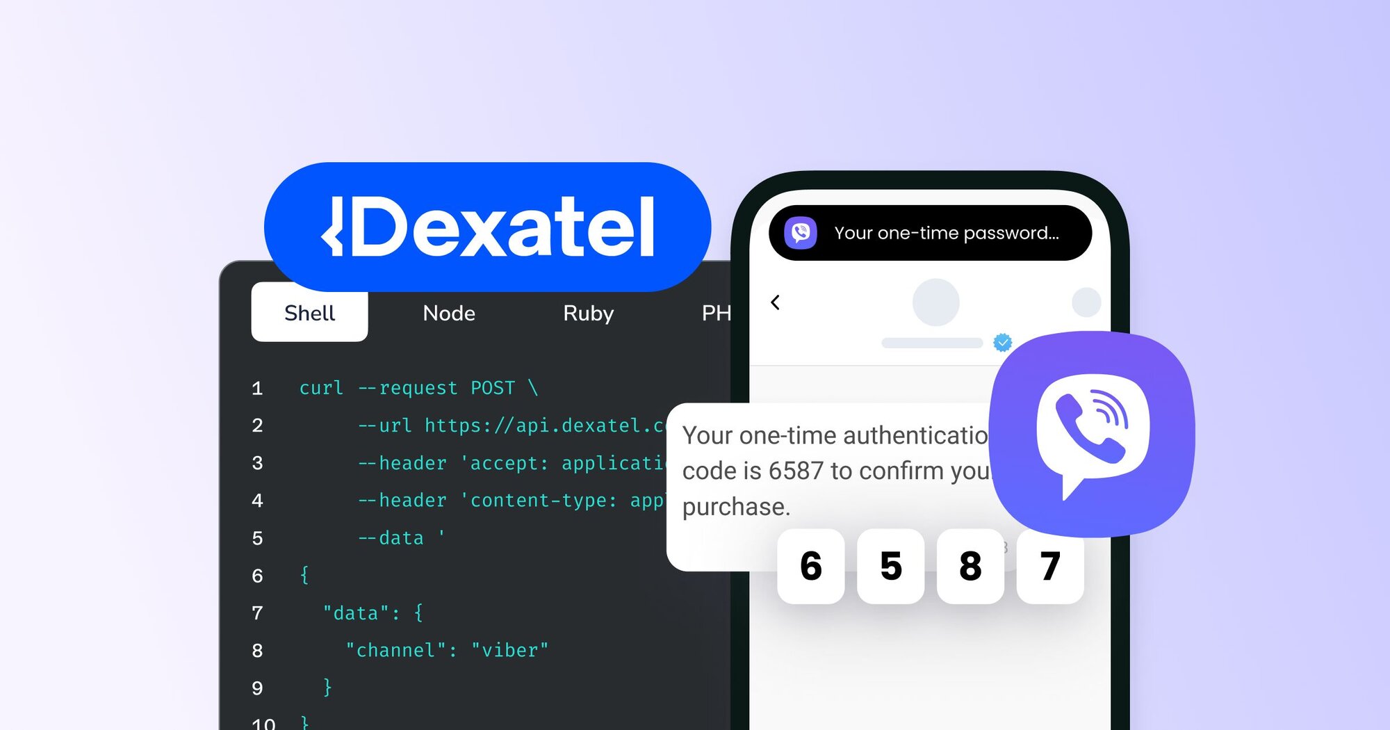 Viber OTP - Verify With Dexatel