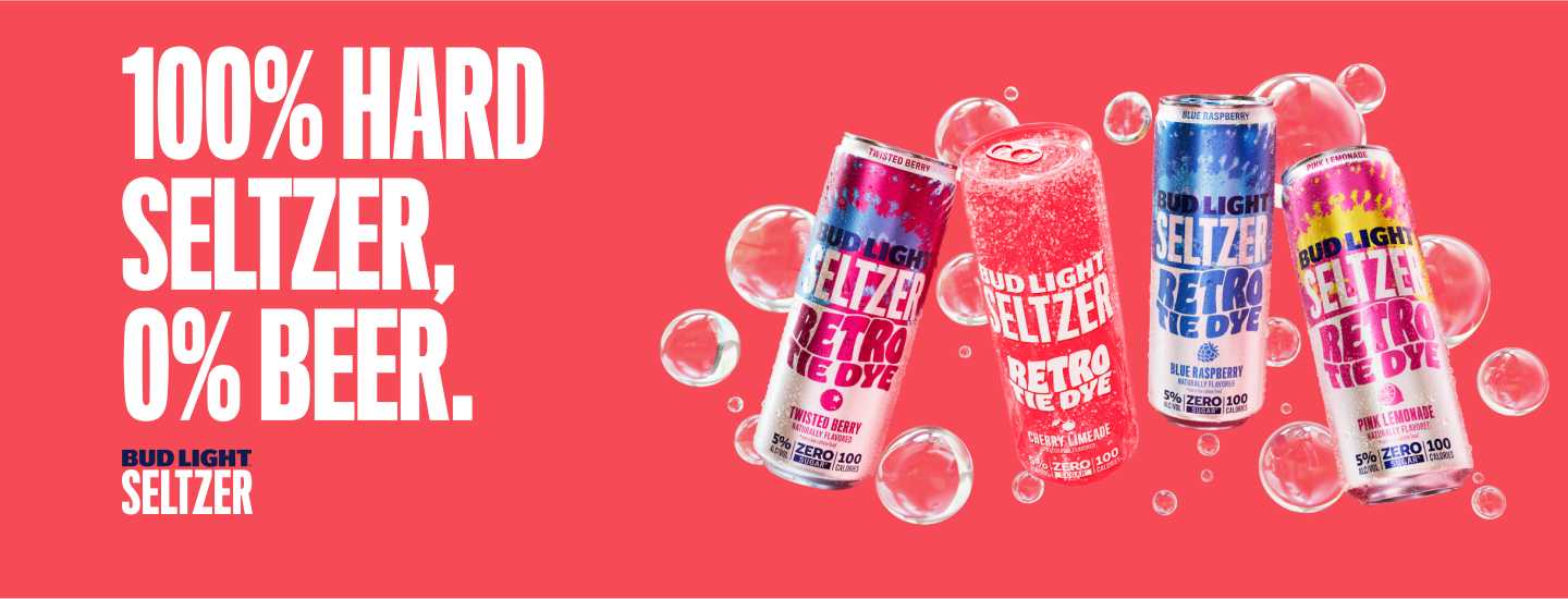 Bud Light Seltzer Retro Tie Dye Pack