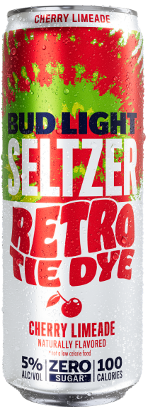 Bud Light Seltzer Retro Tie Dye Cherry Limeade