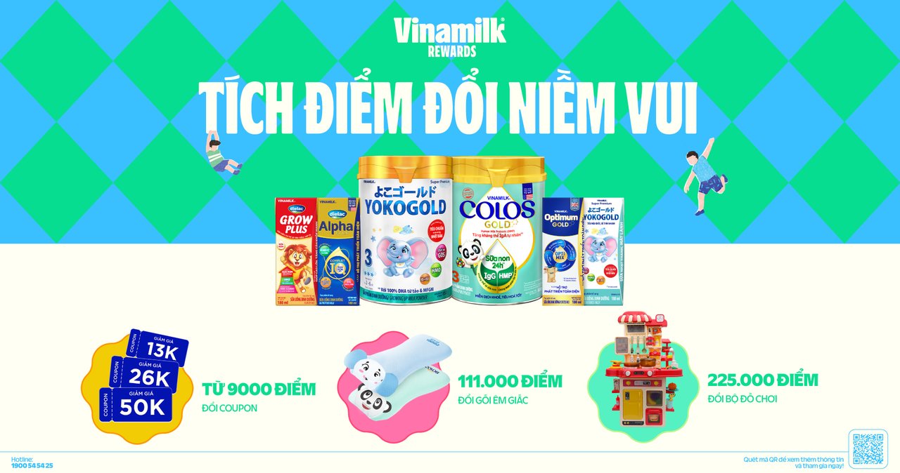 Khuyến Mãi Quét Mã Tích Điểm Vinamilk
