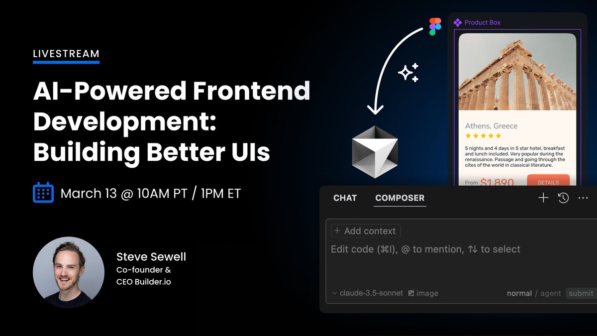 AI-Powered Frontend Development: Building Better UIs