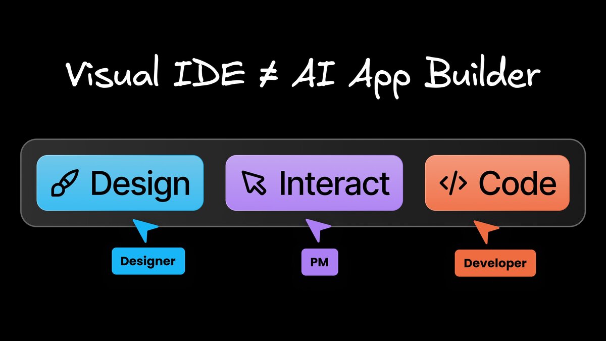 Visual IDE vs. AI App Builder