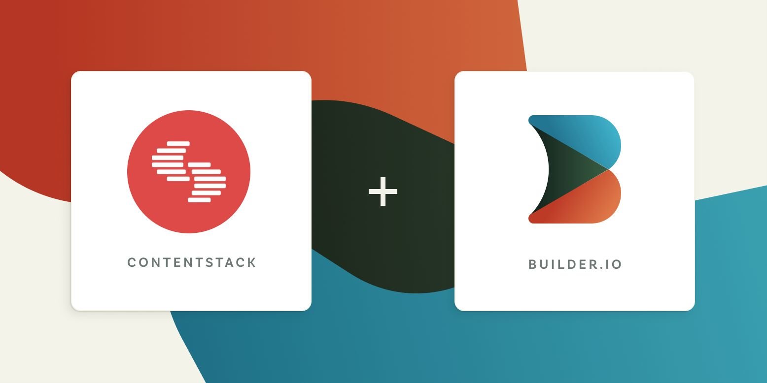 Using Contentstack data in Builder's Visual Editor