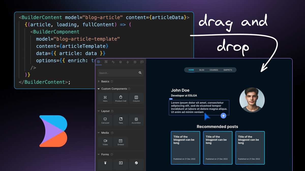 How to Build a Drag and Drop Blog